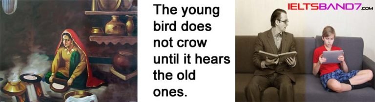 Writing task 2: Old Versus young generation - IELTS BAND7